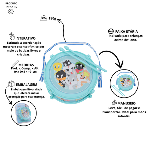 TAMBOR INFANTIL - Ebn Kids